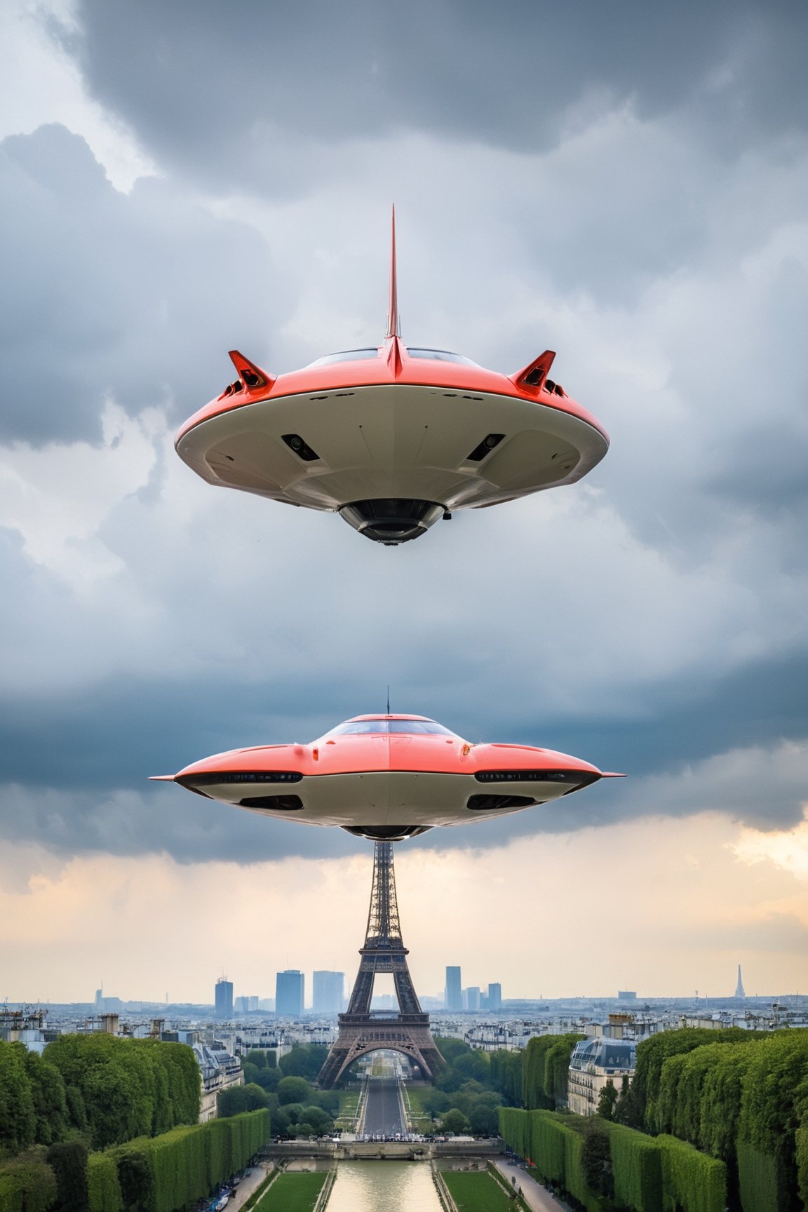 Flying Corvette stingray | image created by Solar system | Tensor.Art