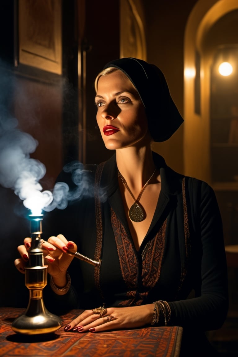 Hookah smoking | image created by Tensor4rt | Tensor.Art