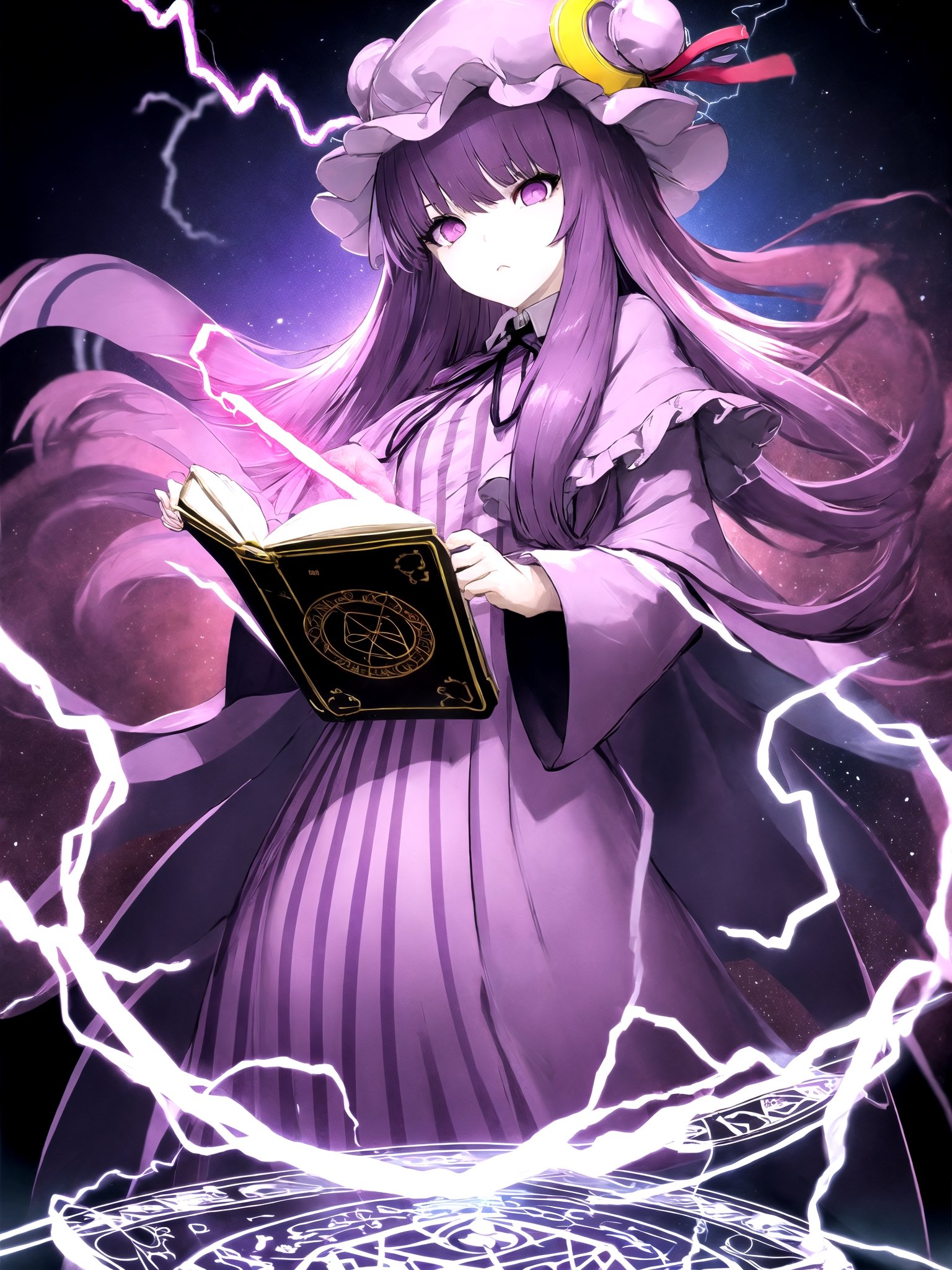 Patchouli Knowledge (Touhou) - | image created by UthaiYama | Tensor.Art