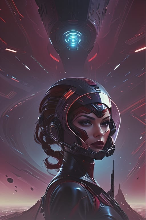 Luis Duarte Art - Crimson Sci | image created by Luis Duarte | Tensor.Art