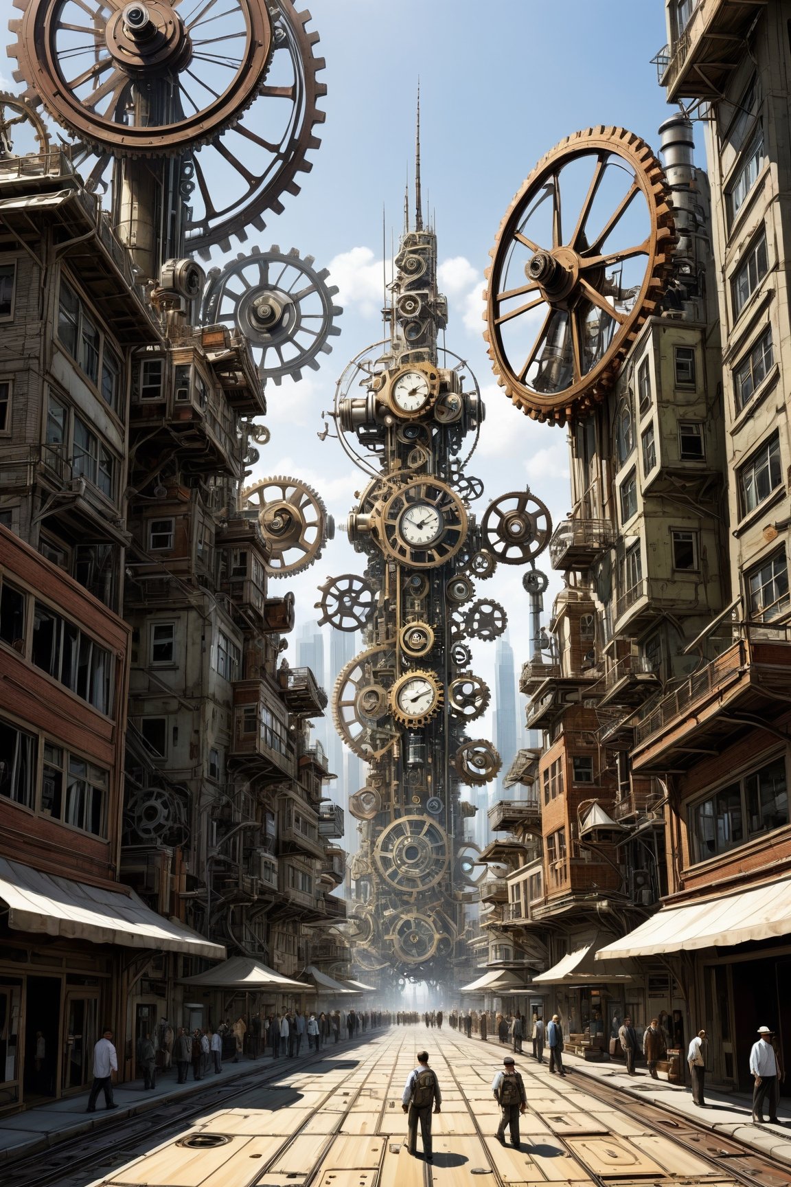 "Urban Machinery" | image created by Shine. | Tensor.Art