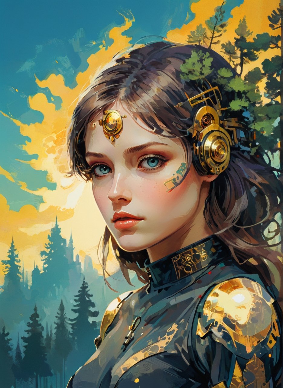 retro space girl | image created by justme | Tensor.Art