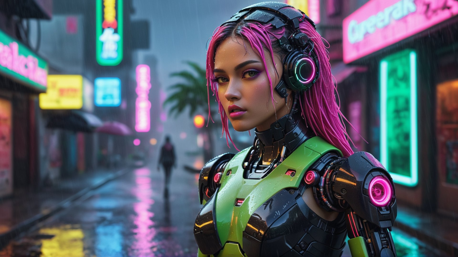 Cyberpunk Robot Girls | image created by shenAnIgans | Tensor.Art