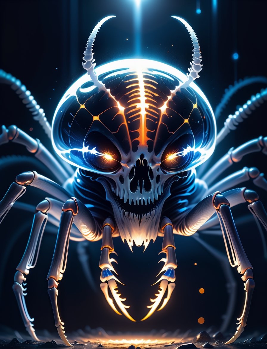 Biomechanical skeletons | image created by Crystalballmech | Tensor.Art