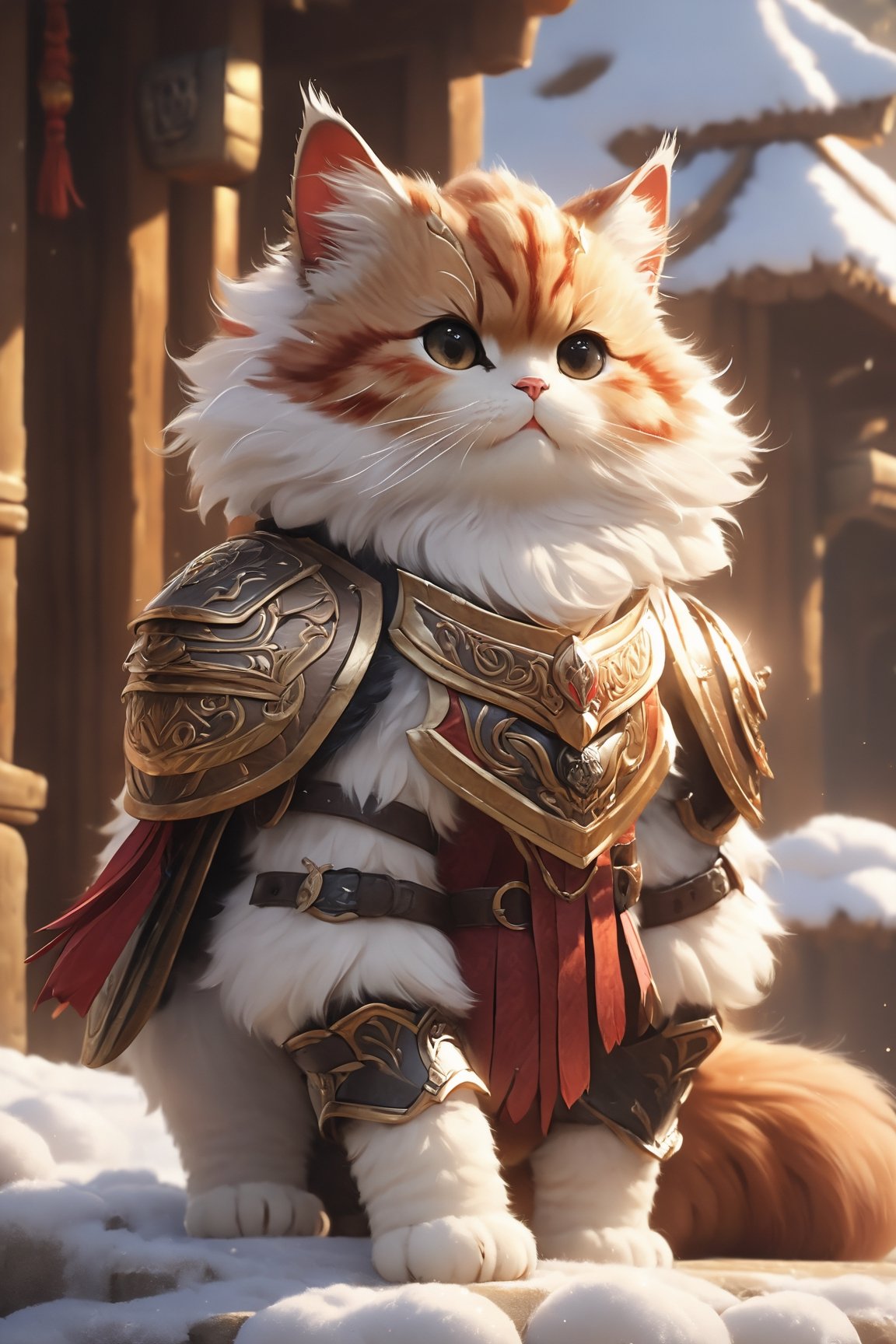 Fluffy knight | image created by artenso | Tensor.Art