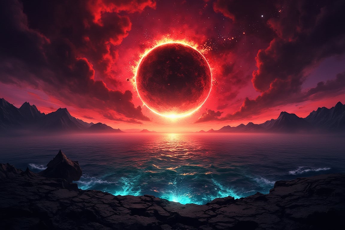 "An apocalyptic scene where th | image created by Fabiola | Tensor.Art