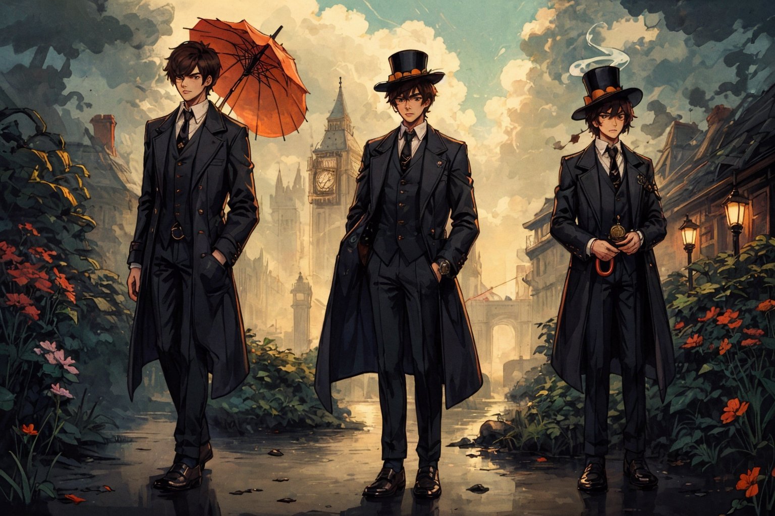 Oliver, Fog, London, Foggy, Mi | image created by 靜川湊 | Tensor.Art