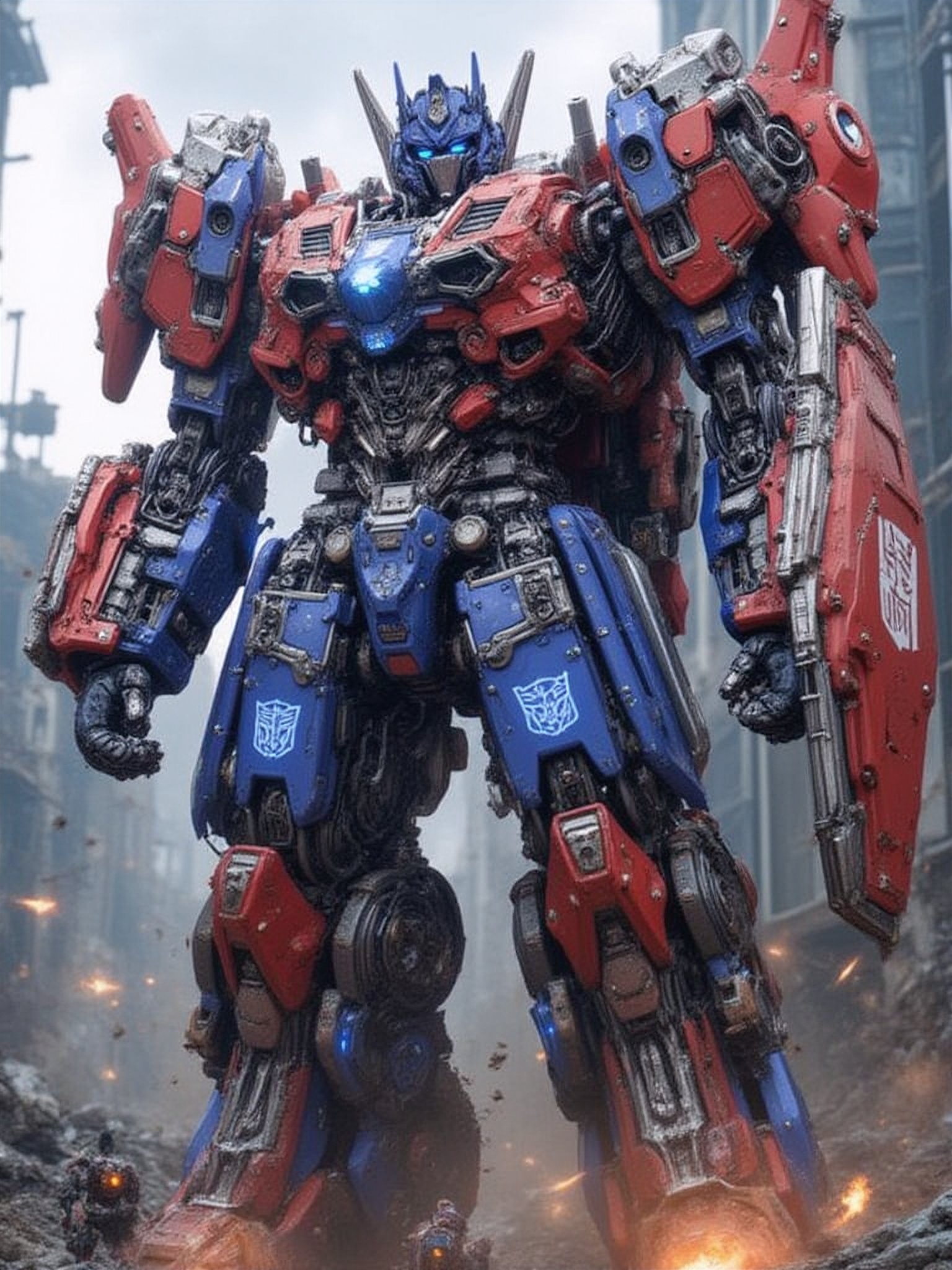 Heavy Armor Optimus Prime | image created by WiraOne | Tensor.Art