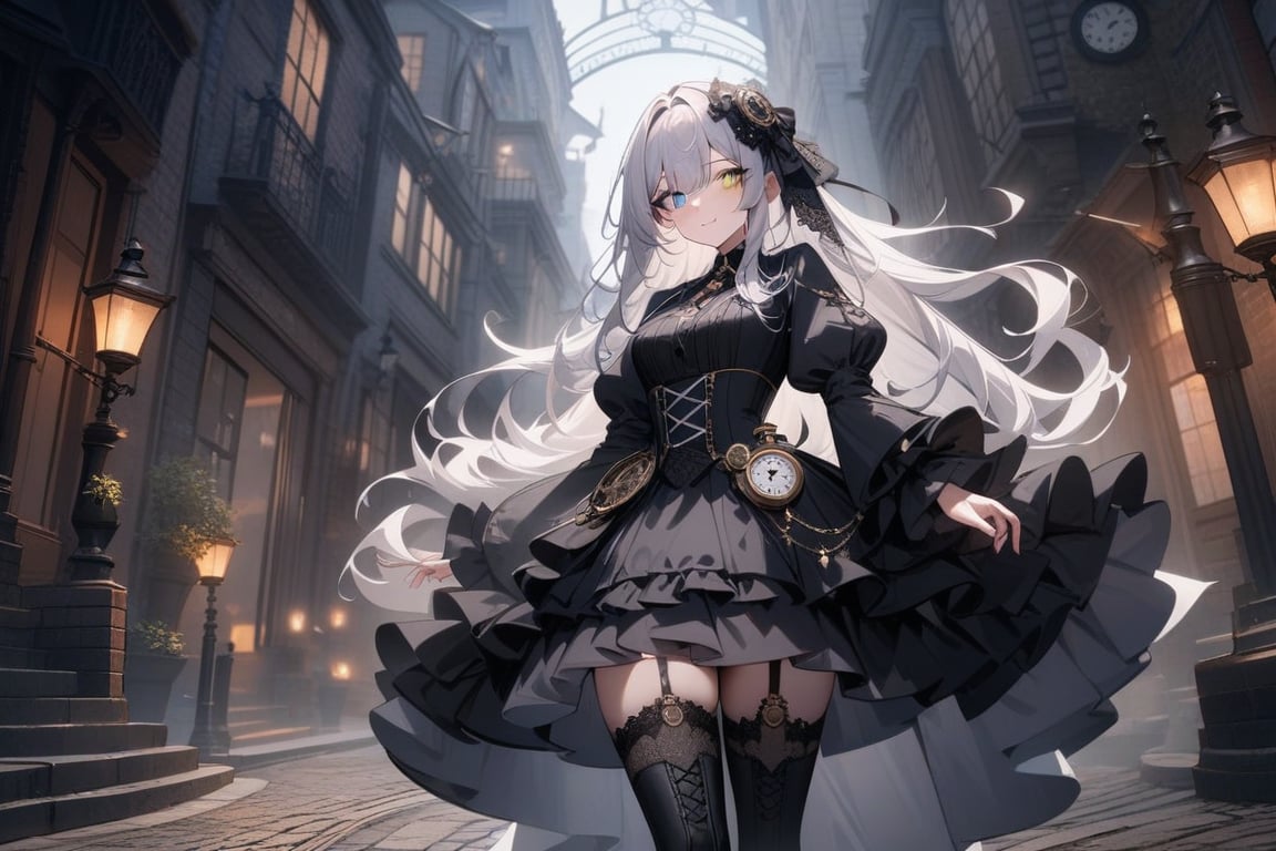 1girl, OC, long silver hair, h | image created by Francis | Tensor.Art