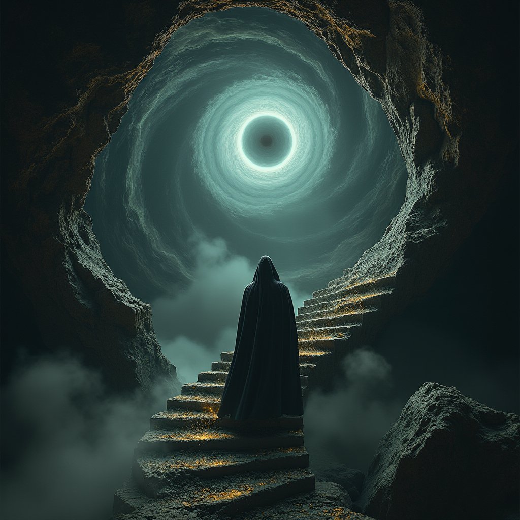 A mystifying tableau unfolds: | image created by johnychimpo | Tensor.Art
