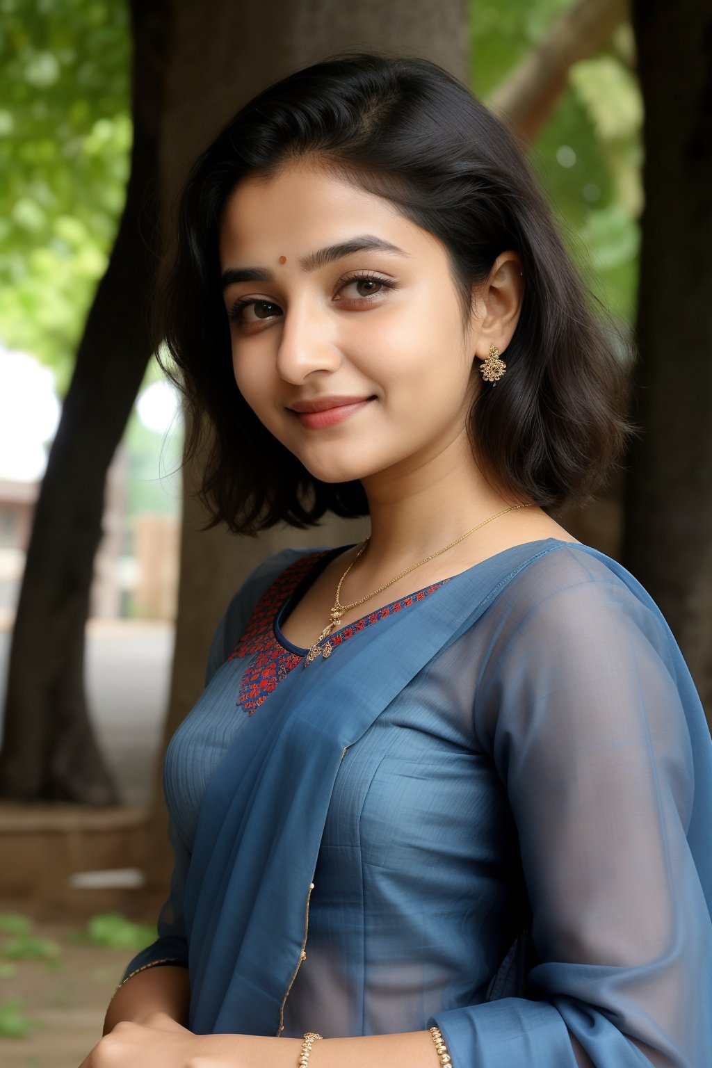 Indian cuties in Indian tradit | image created by Mikky_4748 | Tensor.Art