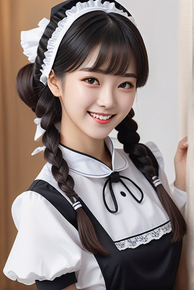 chinese woman, (maid:1.4), lon | image created by user ...