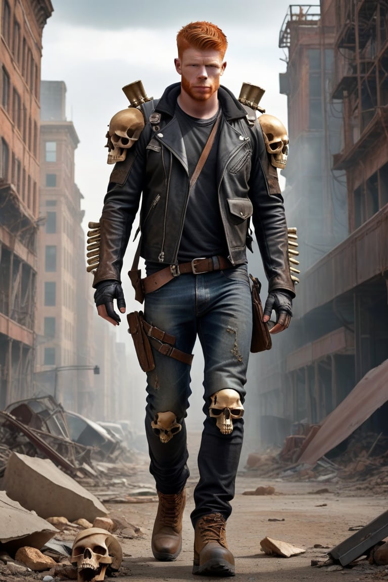 post-apocalyptic armor, leathe | image created by ZedrikVonKatmahl ...