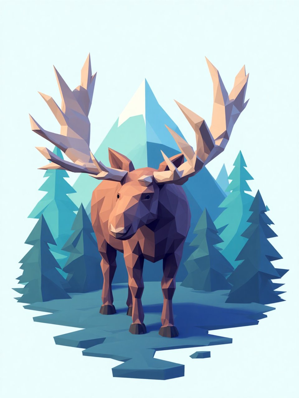 Symbolic logo design. A polygo | image created by AdonisKobi | Tensor.Art