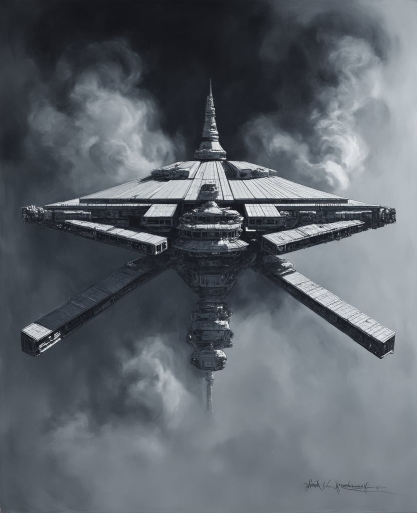 Symmetrical monumental space s | image created by Aderek514 | Tensor.Art