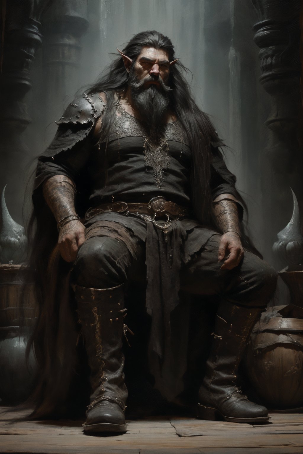 an orc from dungeons and drago | image created by 821476 | Tensor.Art