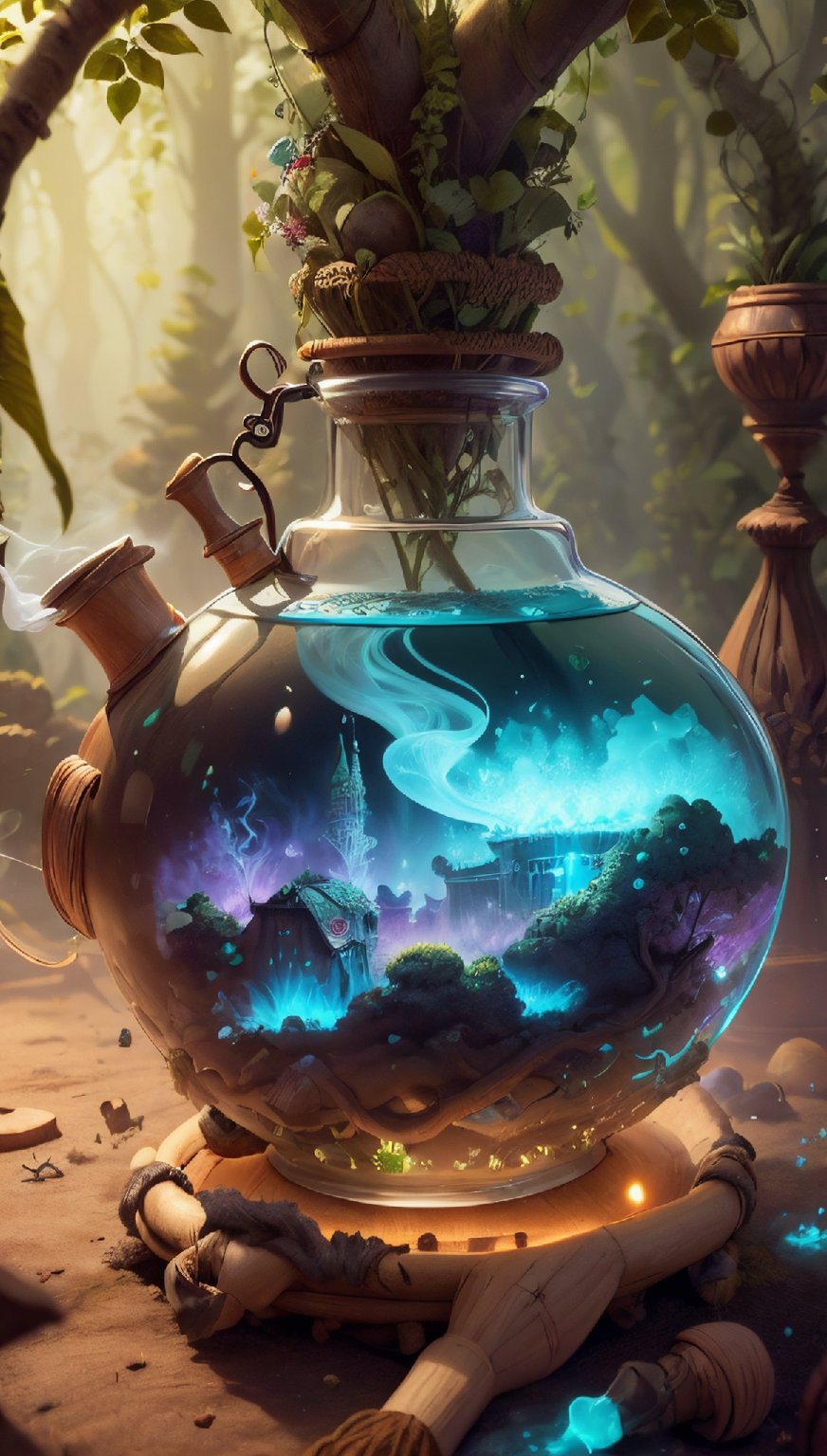 In this breathtaking Hearthsto | image created by Nocturnal Wasabi ...