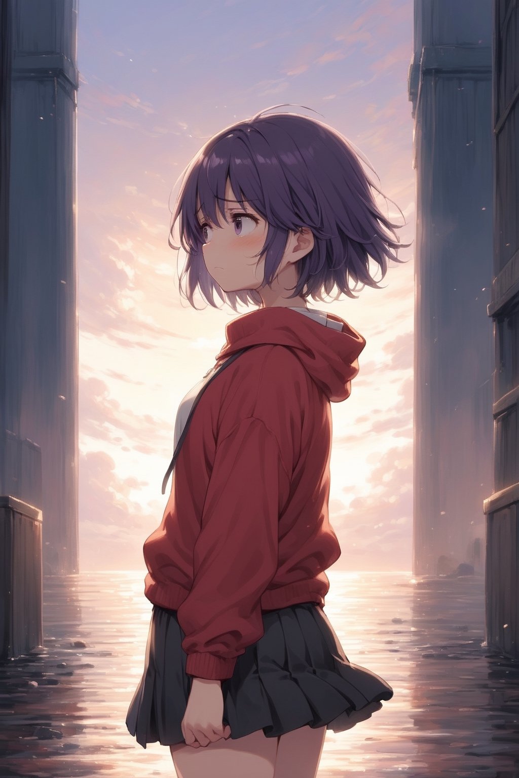 Sad Tomboy | image created by Labrina | Tensor.Art