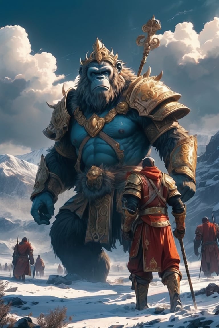 Real Chinese legend Monkey Kin | image created by userWHO | Tensor.Art