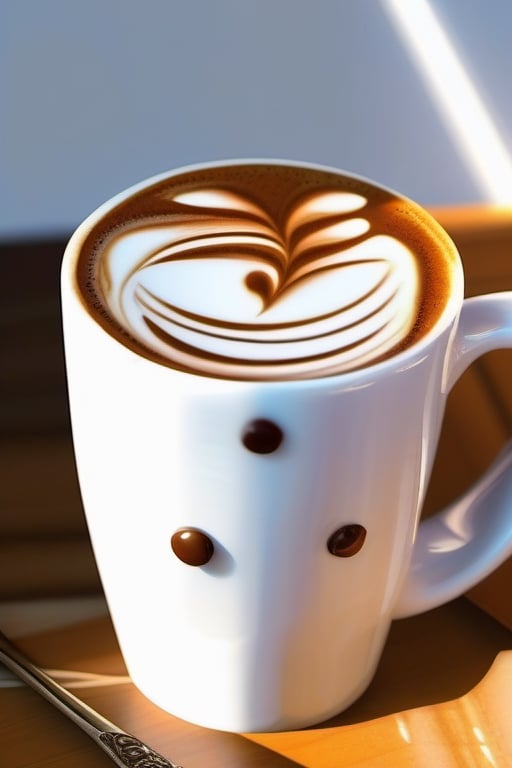 Pretty coffee mug | image created by user_714401366818392797 | Tensor.Art