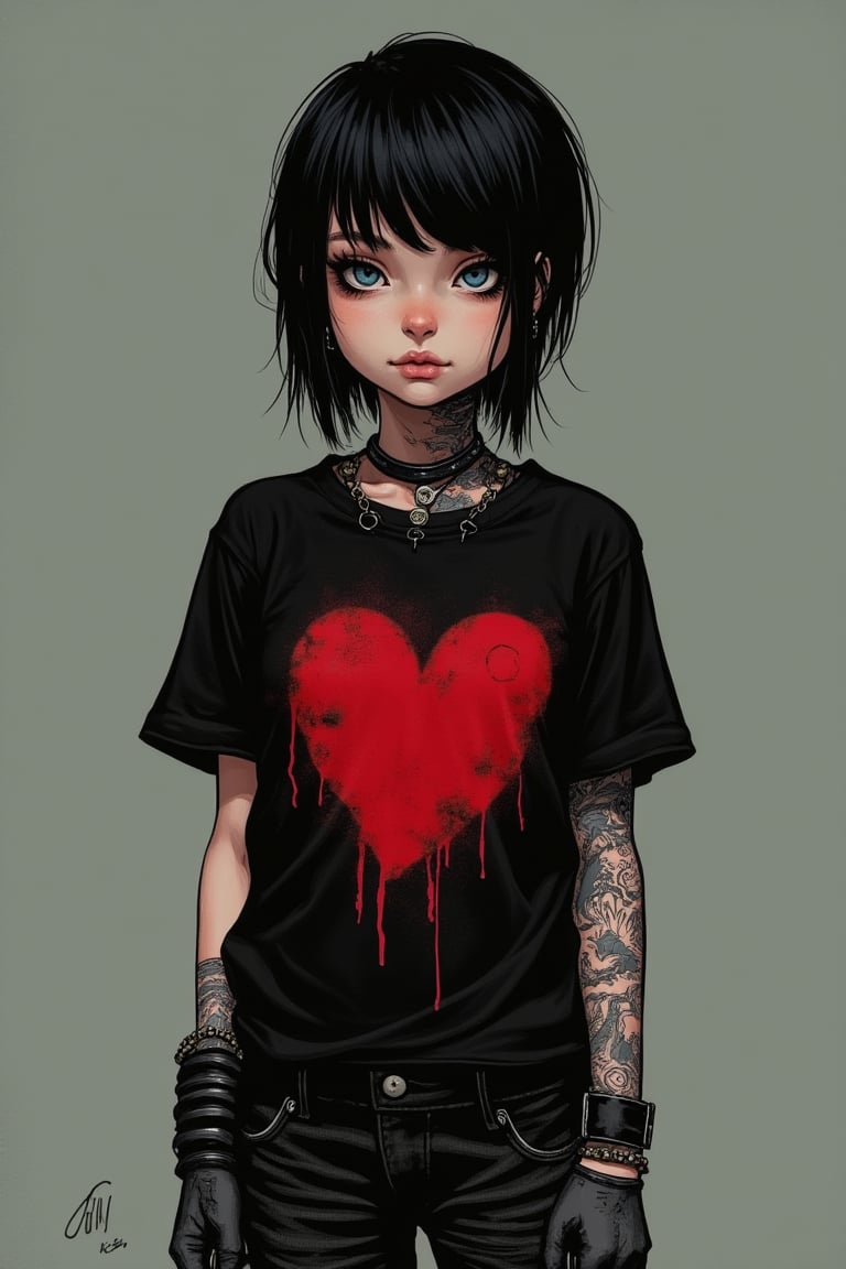 one Female Punk Rocker named J | image created by Gypsy-Rose NZ ...