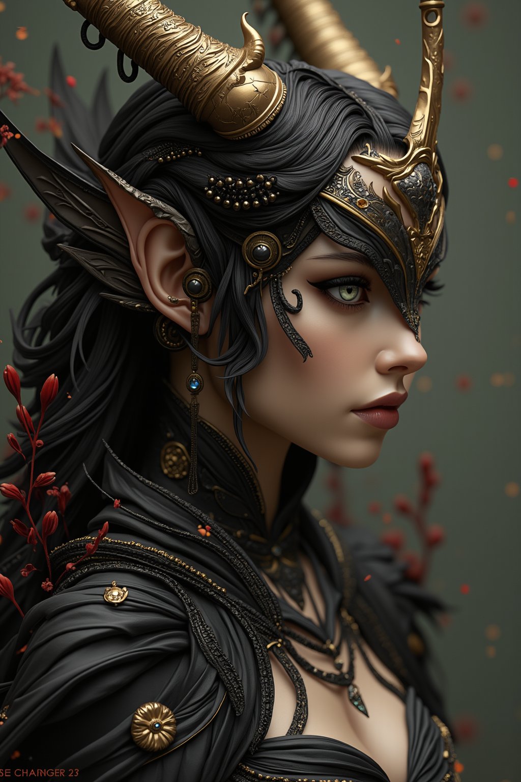 create an female demon form th | image created by Gypsy-Rose NZ ...