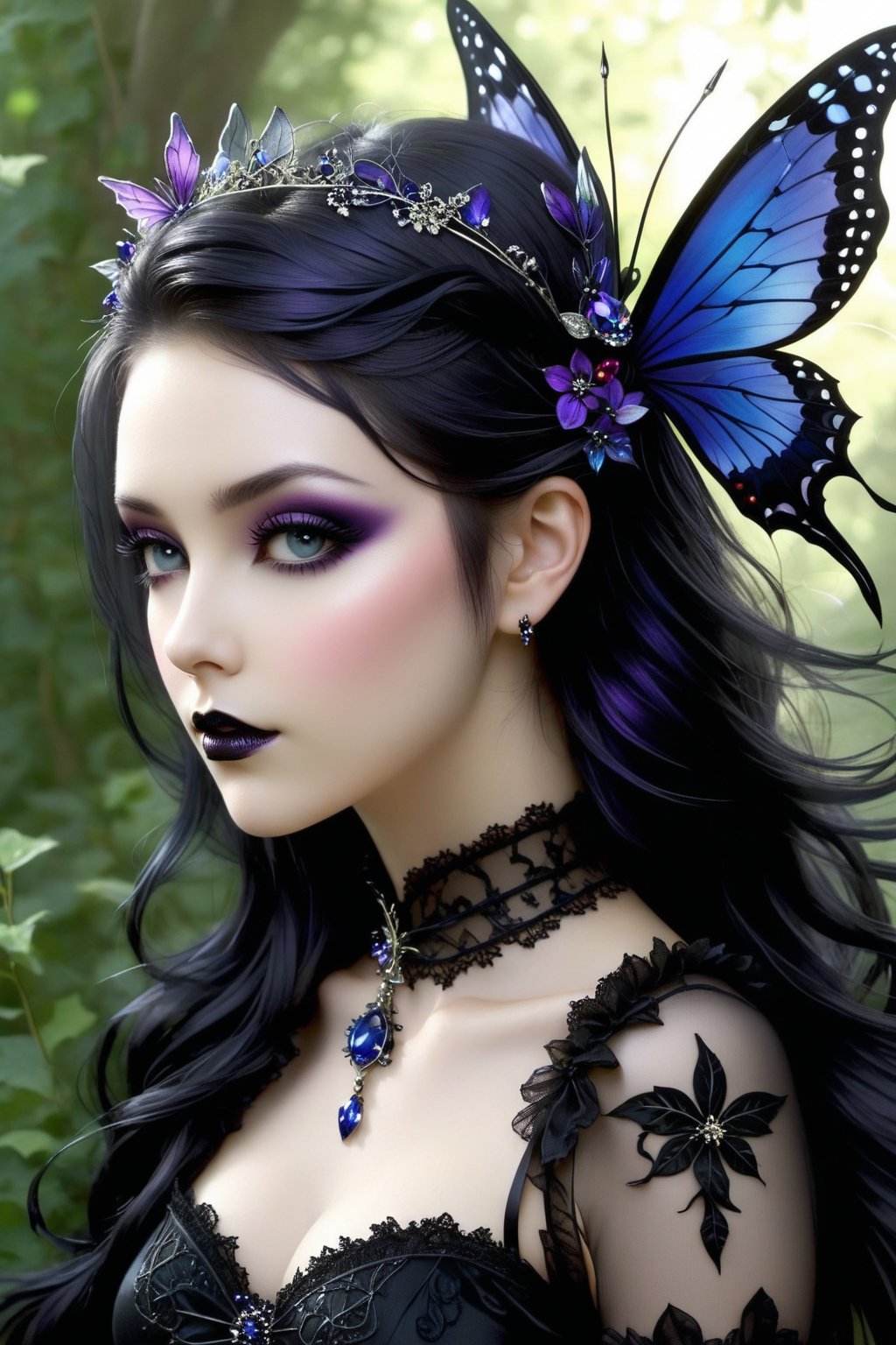 create me a fairy/goth/fanatsy | image created by Gypsy-Rose NZ ...