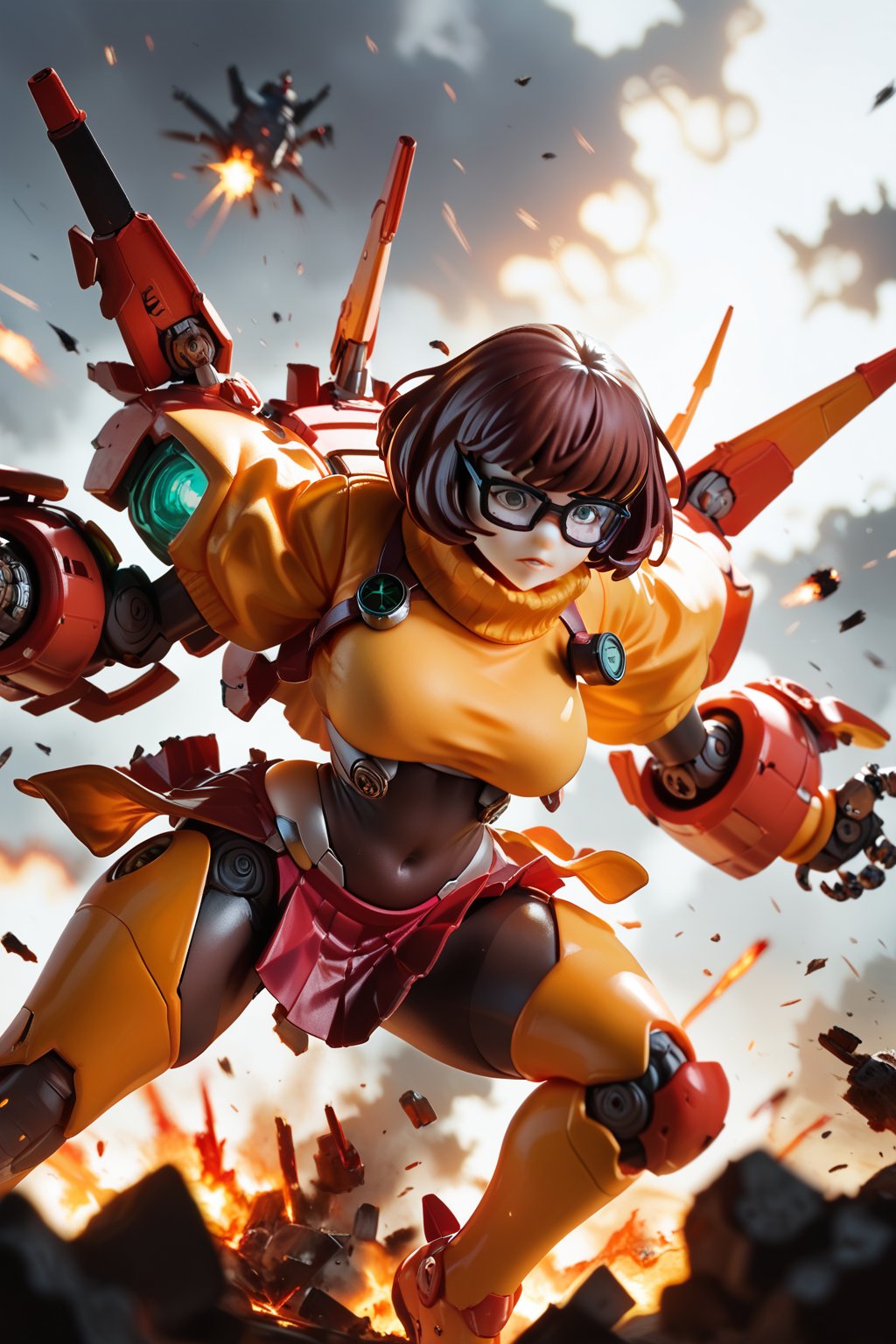 Mecha Velma to the rescue | image created by LoyalDecepticon | Tensor.Art