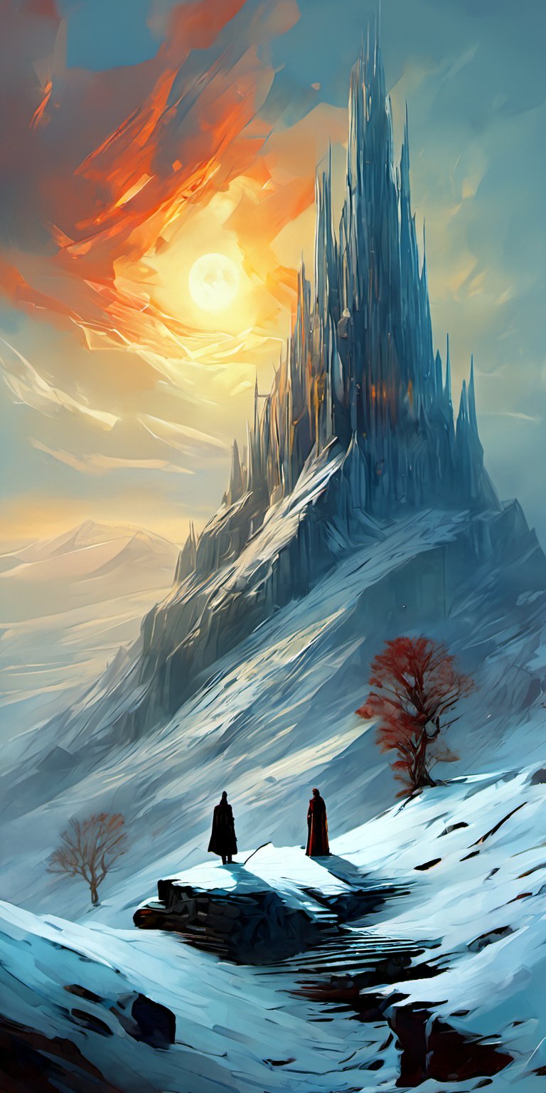 "In the style of Caspar David | image created by John Civet | Tensor.Art
