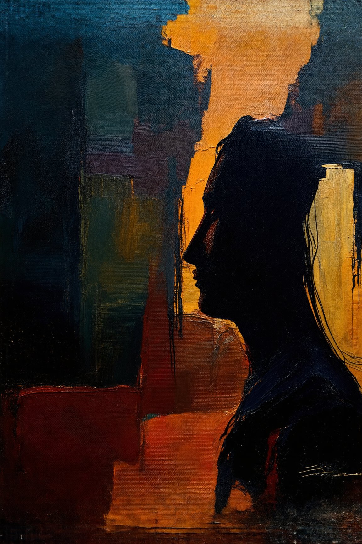"unexpected silhouette in an u | image created by J.Civet | Tensor.Art