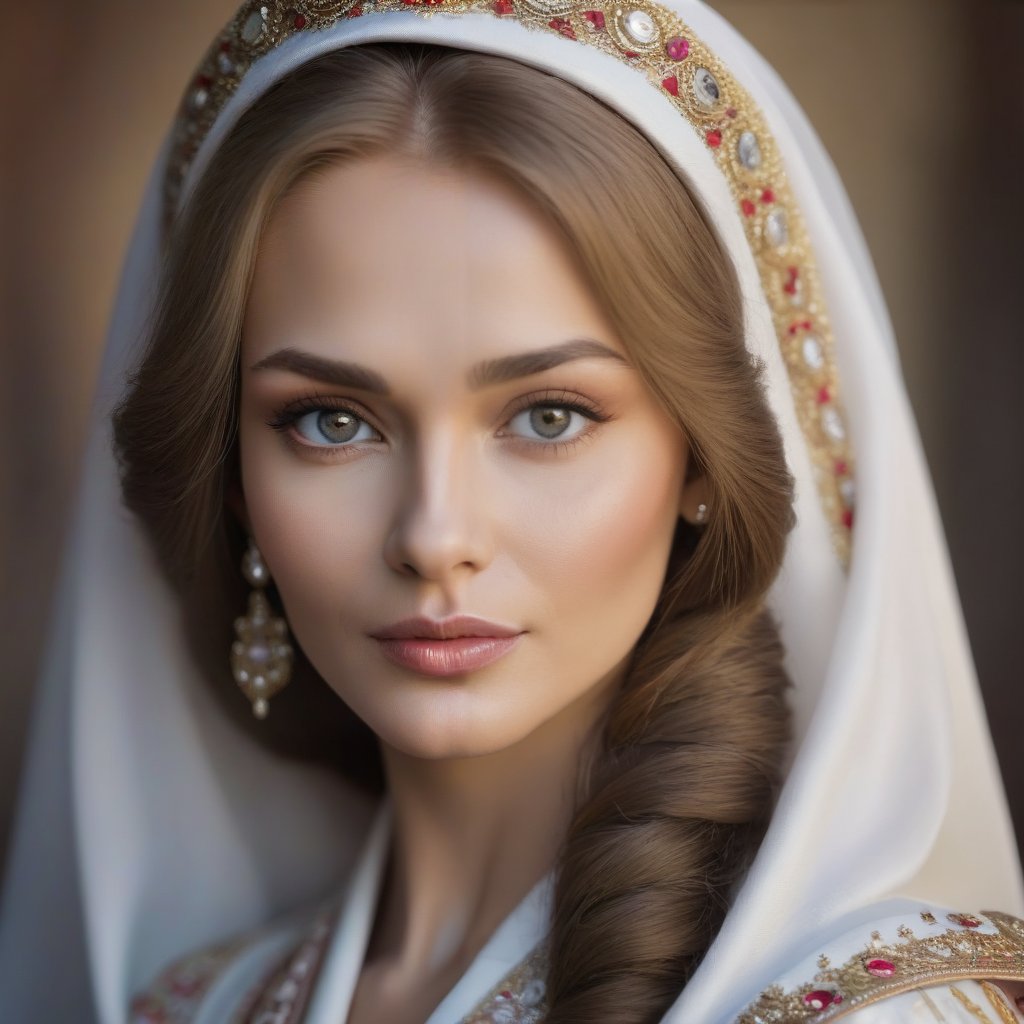 Portrait of A beautiful Russia | image created by Ai Pro | Tensor.Art