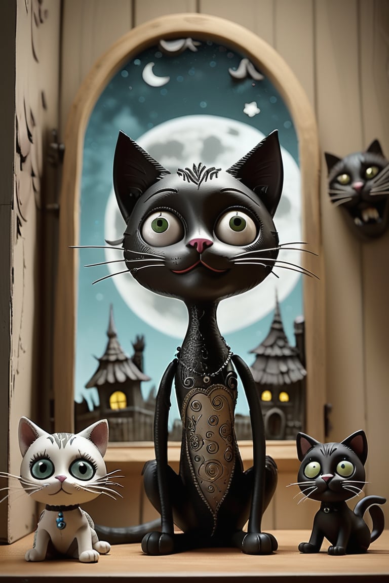 Bloody moon for my cat. as ima | image created by user ...