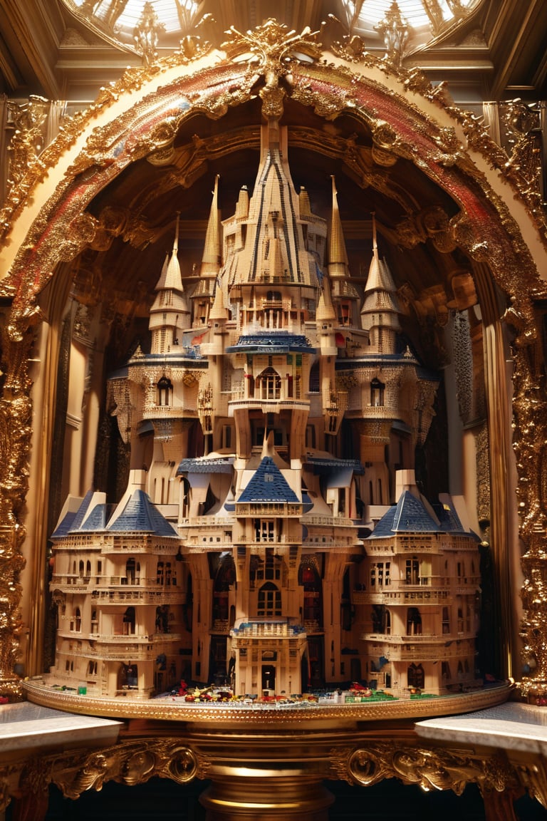 (Ultra-precise Castle built wi | image created by nssOssn | Tensor.Art