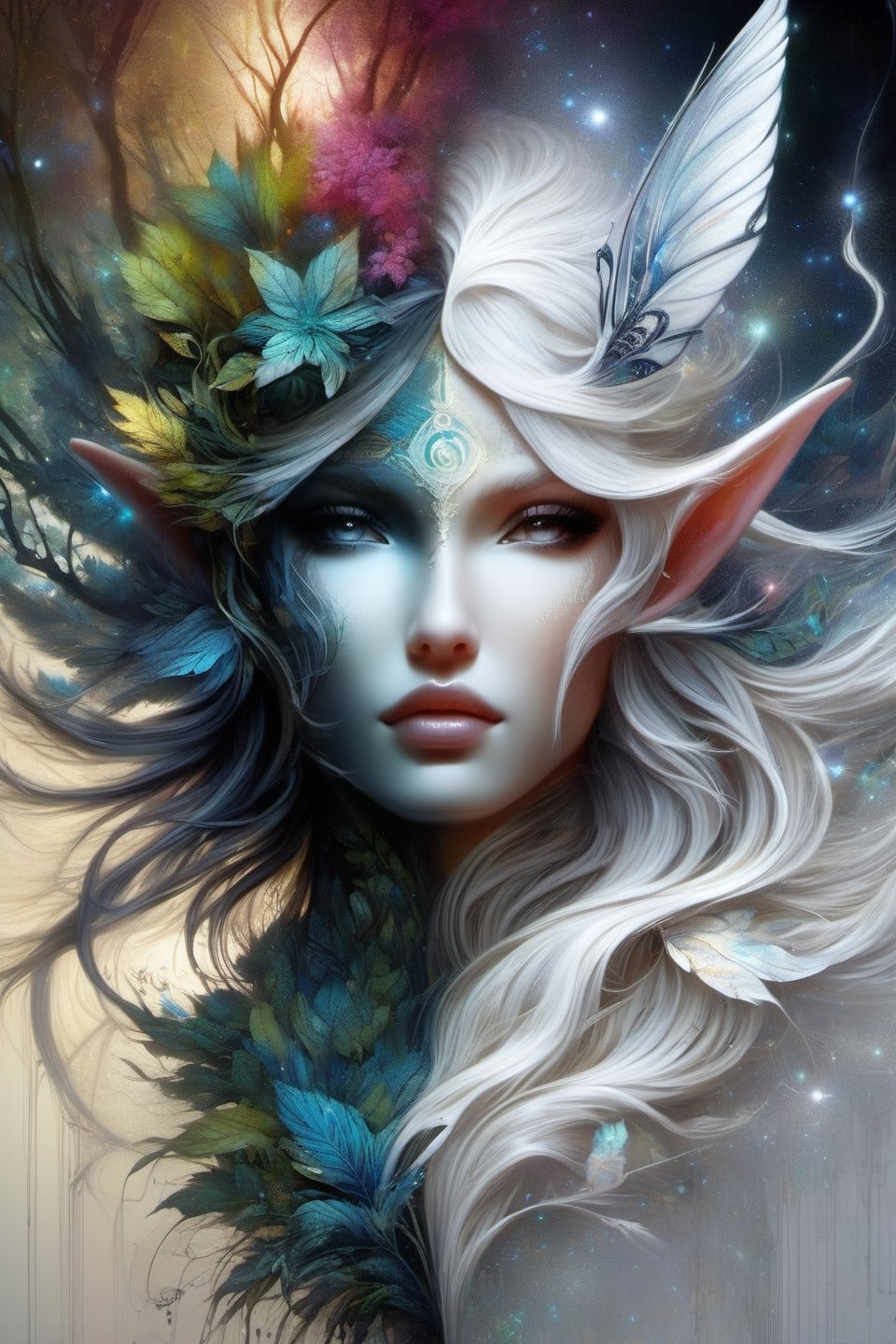 mysterious silhouette forest e | image created by Shade | Tensor.Art