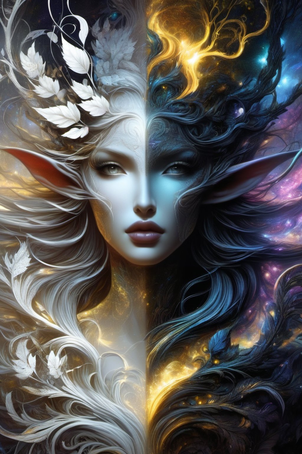 mysterious silhouette forest e | image created by Shade | Tensor.Art
