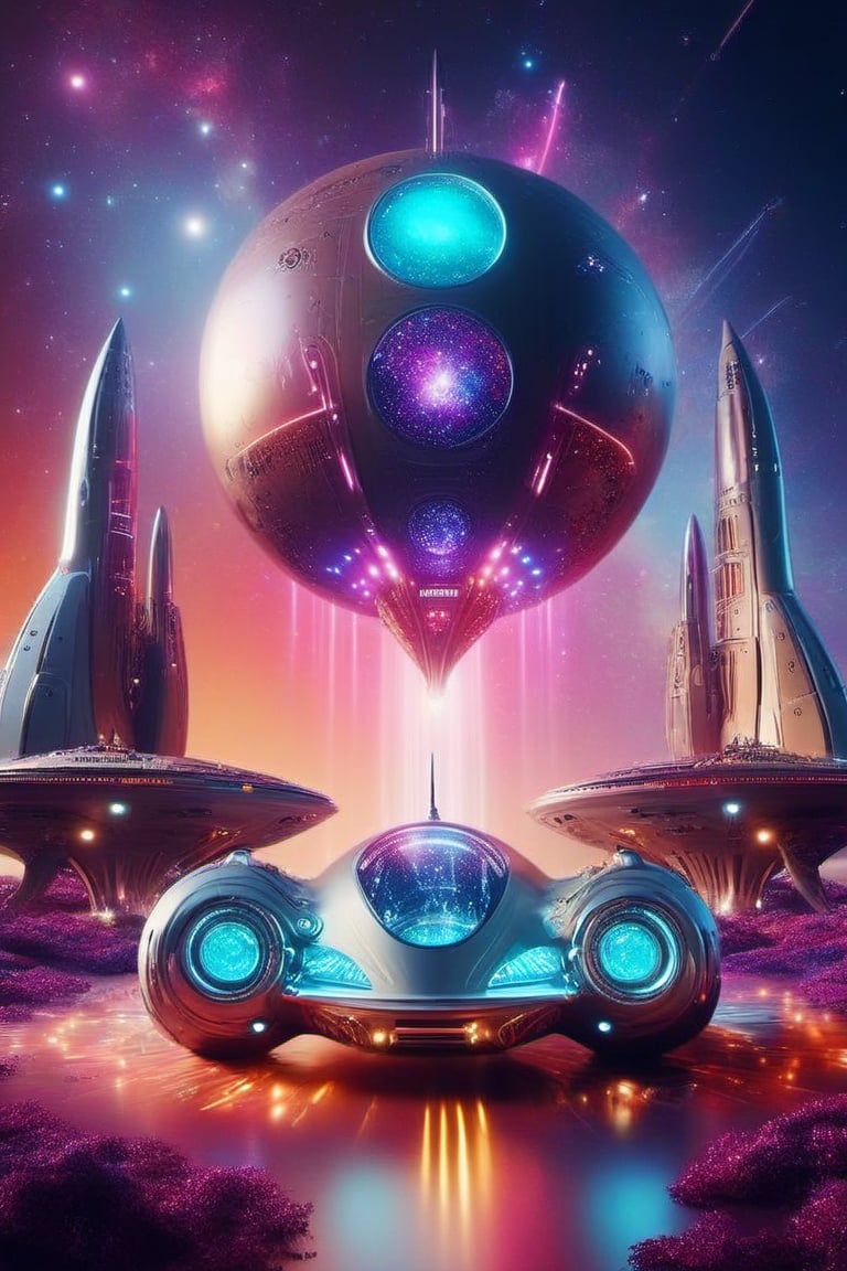 A galactic war scene in outer | image created by ManuNessLoox | Tensor.Art