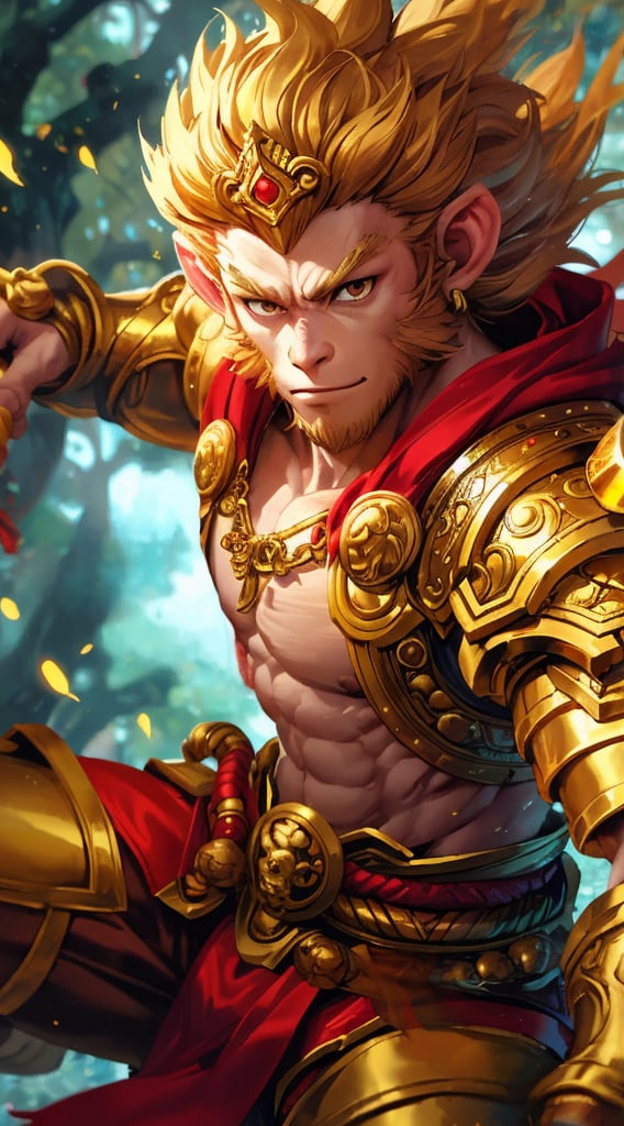 Sun Wukong, the Monkey King, i | image created by 邪剑长空 | Tensor.Art