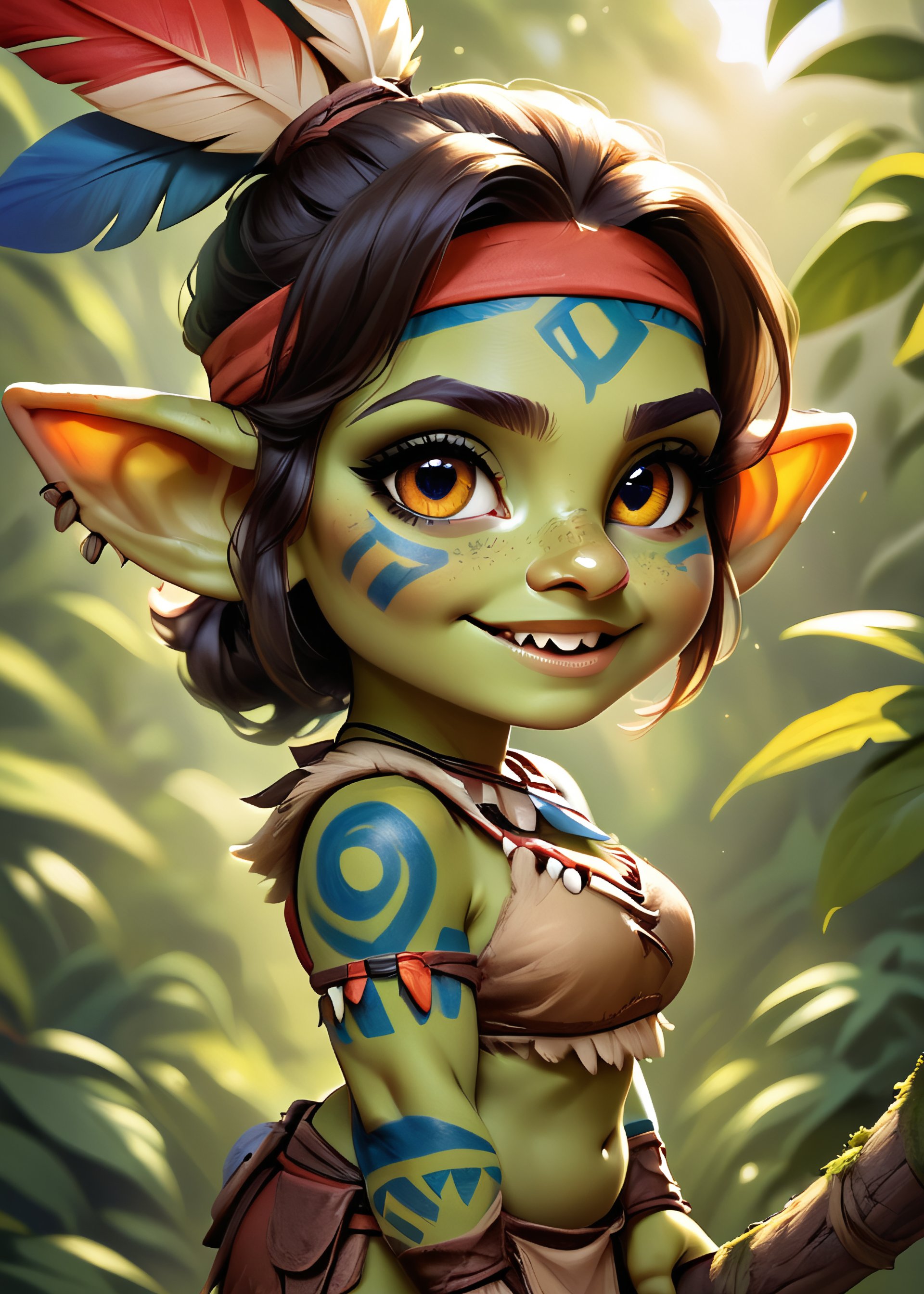Goblin Girl | image created by xVoRoNx | Tensor.Art