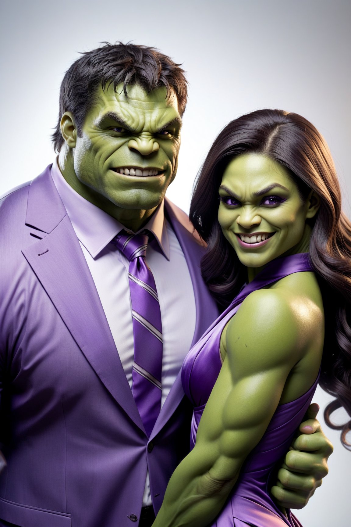 HULK AND SHE-HULK - A NIGHT ON | image created by Freddie G | Tensor.Art