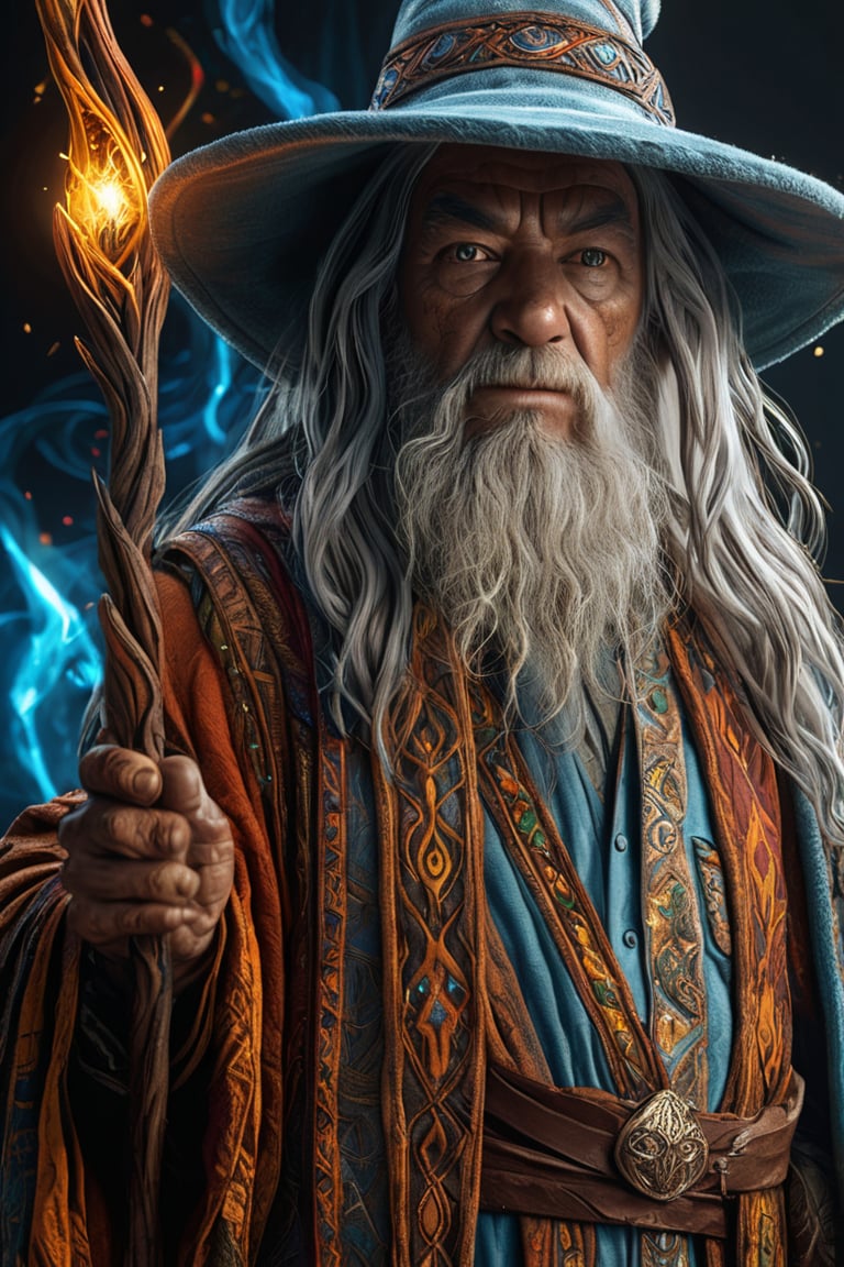 Gandalf is portrayed by an Ind | image created by Av Creations | Tensor.Art