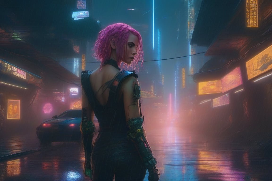 Cyberpunk Stil | image created by -eve- | Tensor.Art