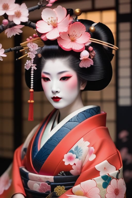 masterpiece, Oiran, beautiful, | image created by user ...
