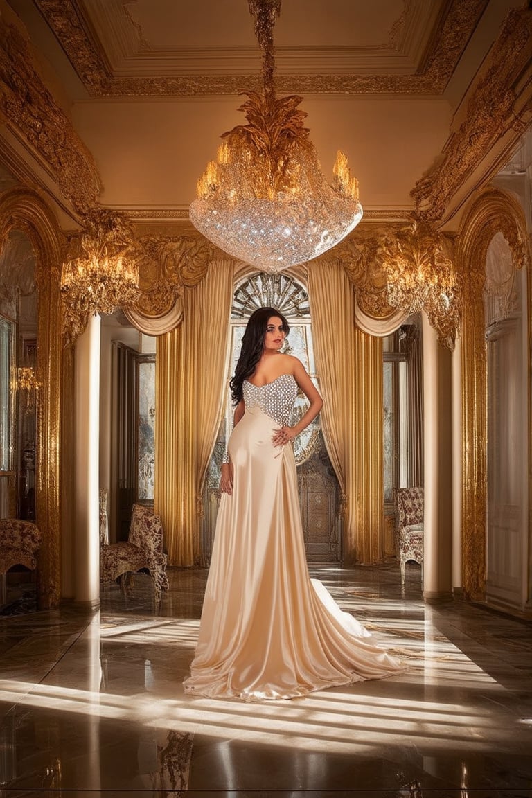 A opulent mansion's grand foye | image created by Marguerite O'Keefe ...
