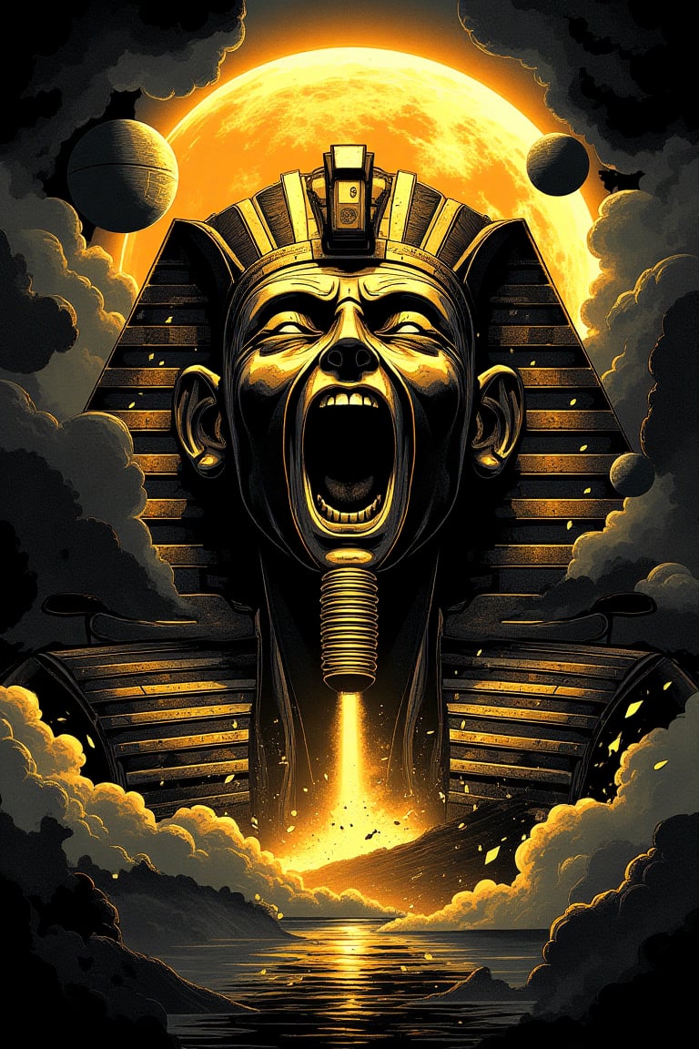 pharaoh's face | image created by No-Name | Tensor.Art