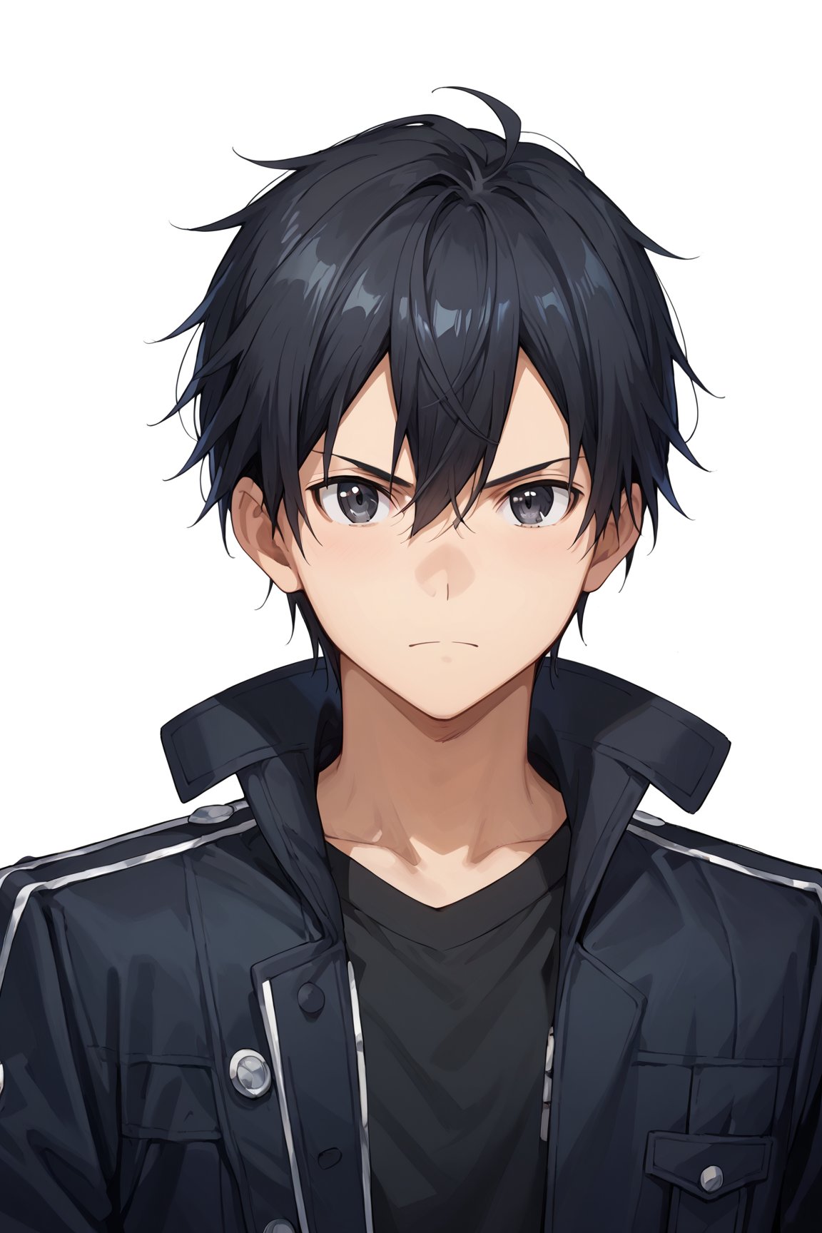 Kirito | Sword Art Online - 1 | image created by AIKira | Tensor.Art
