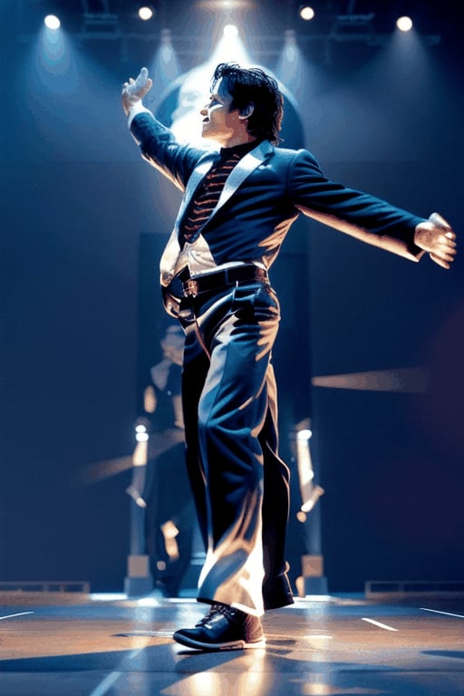 Michael Jackson smoothly execu | image created by maehara | Tensor.Art