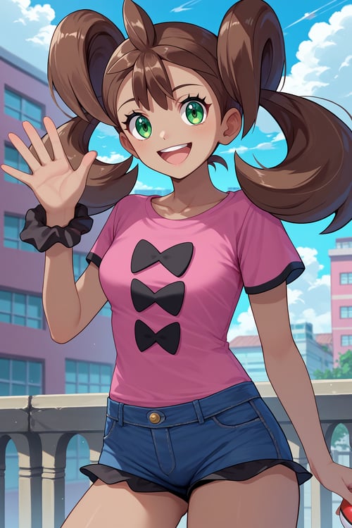 Shauna (Pokemon XY) | 3 Outfits - Novowels - 1 | Stable Diffusion Model ...