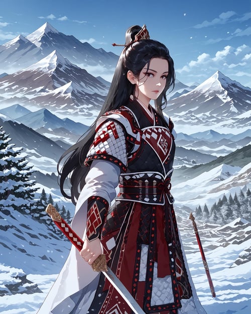 Chinese Female General - Battle Armor - v1.0 Pony | Stable Diffusion ...
