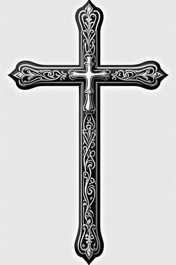 Plain Cross Vector