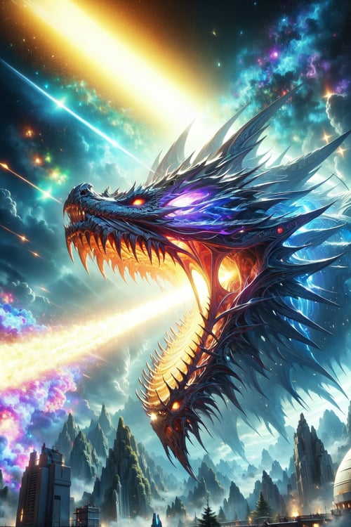 ghostwolf dragon spit beam testing - leather | Stable Diffusion LoRA ...